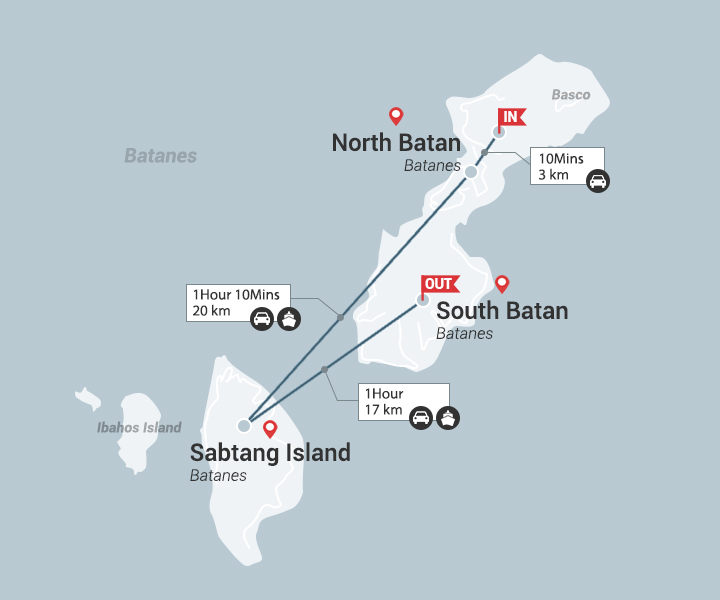 Batanes map with tourist spots | Insiderpuj.com